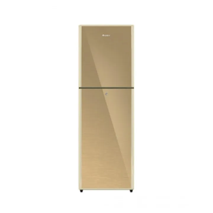 Gree Glass Door Freezer-on-Top Refrigerator 12 cu ft Gold (GR-340G-CD1 ...