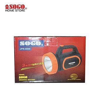Sogo Rechargeable Torch 3W Bright Led Light JPN-8809 | Daraz.pk