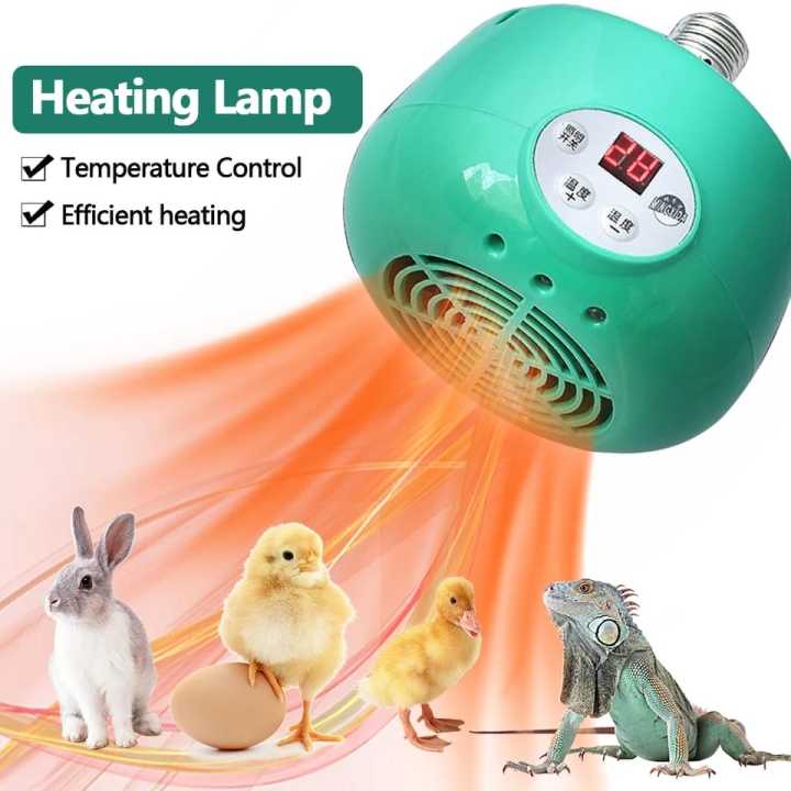 100-300Watts Fan Heater With Thermostat Tempratue Controller Animal ...
