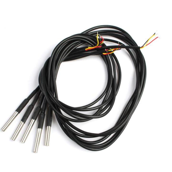waterproof DS18B20 digital temperature sensor 0.5mtr/1mtr | Daraz.pk