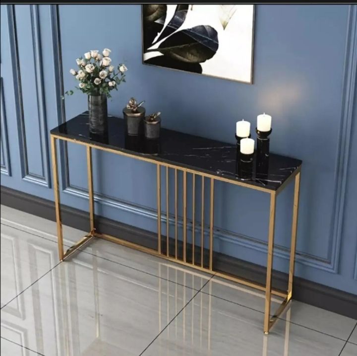 Modern High Quality TOP Luxury Console Table Wrought Iron Living Room ...
