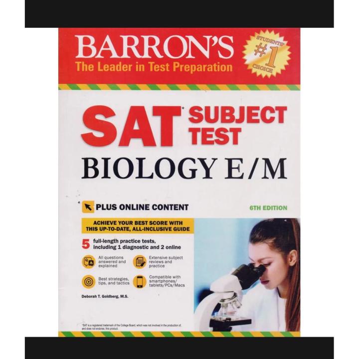 BARRON'S SAT SUBJECT TEST BIOLOGY E/M | Daraz.pk