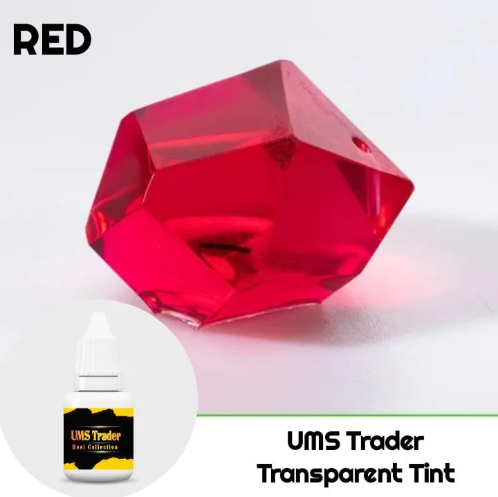 UMS Trader - Red Transparent Tint Liquid Pigments For Epoxy Resin ...