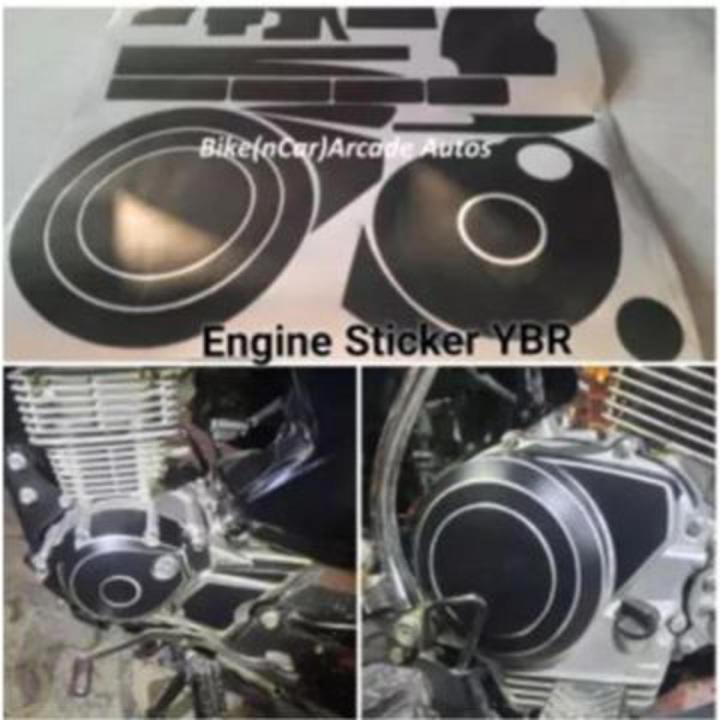Engine Sticker Kit Ybr 125cc Yamaha Engine Protection Film Pvc Vinyl ...