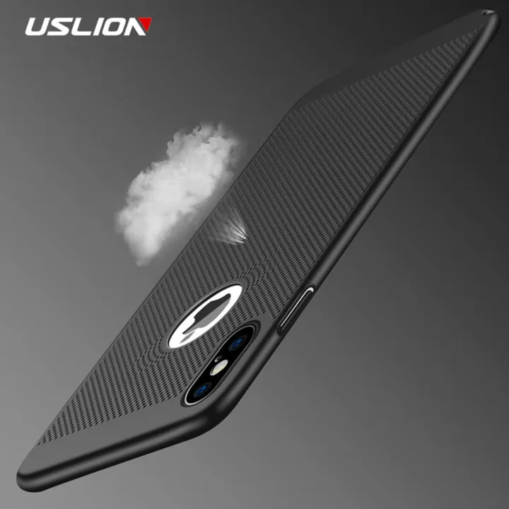 For IPhone X Case Ultra Slim Breathe Phone Case For IPhone XS Hollow ...