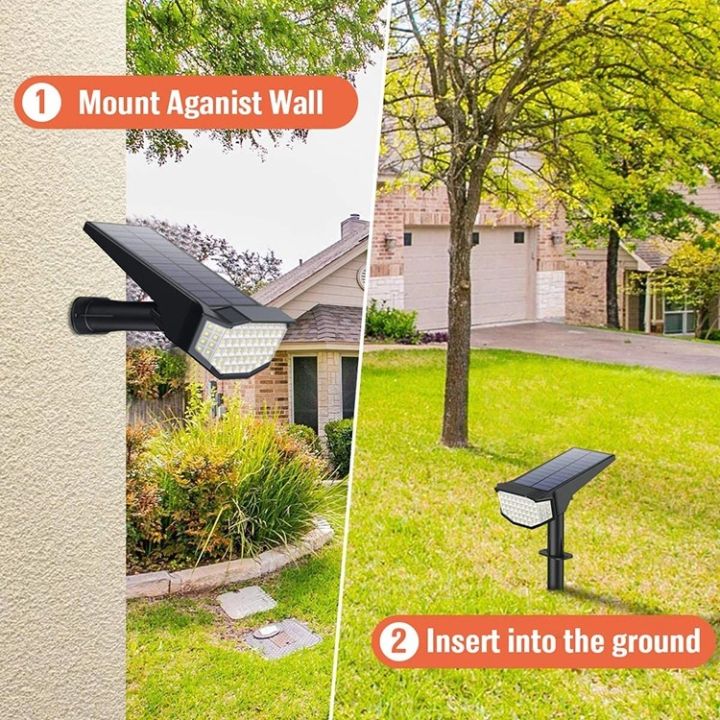 Opal 66 LED Waterproof Outdoor Solar Spotlight | Daraz.pk