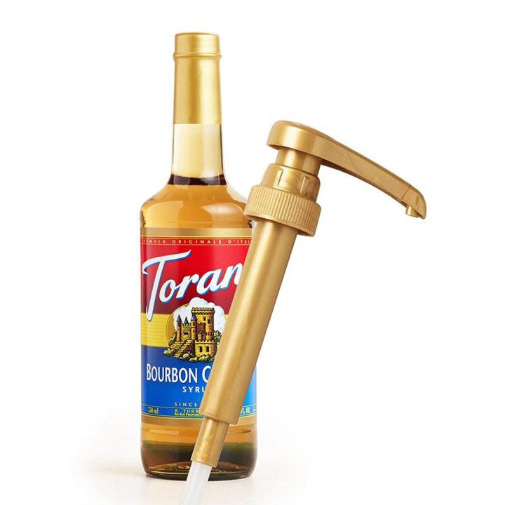 Coffee Milk Tea Dispenser Syrup Pump Black Liquid for Torani Syrup ...