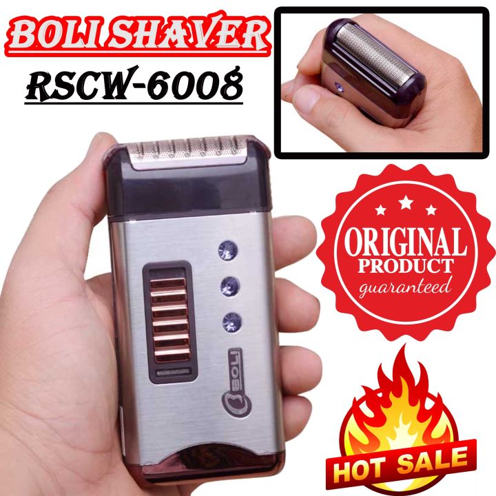 Original BOLI RSCW-6008 Professional Electric Rechargeable Shaver Razor ...