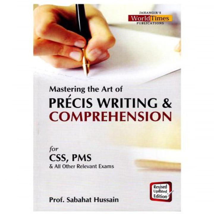 Mastering The Art of Precis Writing and Comprehension JWT | Daraz.pk