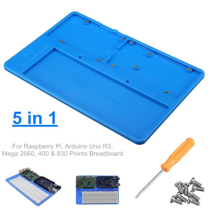 5 Tools DIY in 1 RAB Holder Breadboard ABS Base For Raspberry Pi ...