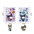 6/8Sheets Kt Cat Kuromi Melody Face Changing Stickers DIY Cartoon ...