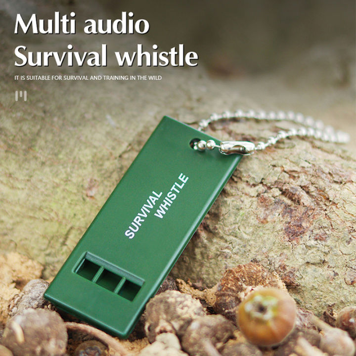 Portable Outdoor High Decibel Survival Whistle Multiple Audio Whistle ...