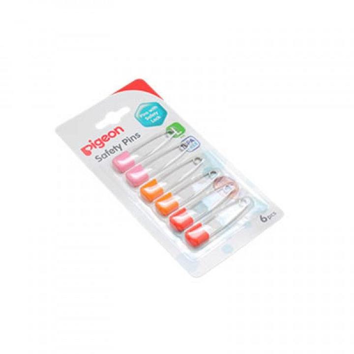 Pigeon Safety Pin Head Covered with Soft Plastic 6Pcs/Card | Daraz.pk