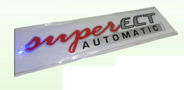 Super ECT Automatic Sticker / Emblem For Toyota Corolla | Car Badge ...
