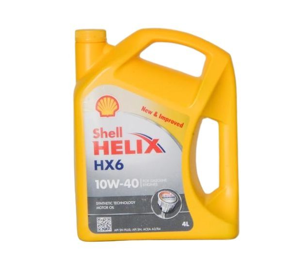 Shell Helix (HX6 10W-40) 4L, Synthetic Technology Motor Oil, Gasoline ...