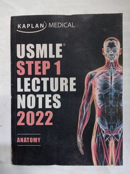 USMLE STEP 1 LECTURE NOTES 2022 ANATOMY BY KAPLAN MEDICAL | Daraz.pk