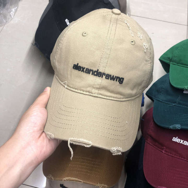 Rubber Letter King Soft Top Baseball Women's and Worn Out Washed Cotton ...