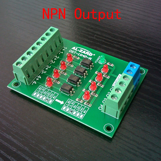 Optocoupler Isolation Board Voltage Converter Isolated Module Plc Level Board Npn Output 1.8v 3 ...