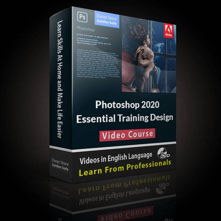 Video Course Learn Photoshop 2020 Essential Training Full Video Course in English DVD Golden ...