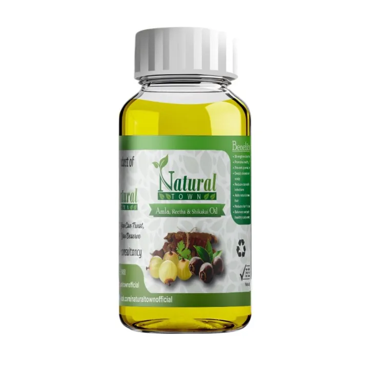 Amla, Reetha & Shikakai Mixed Oil - 30 ml to 60 ml - Cold Pressed ...