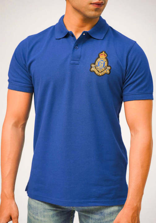 FOCUS | ROYAL BLUE POLO SHIRT FOR MEN | Daraz.pk