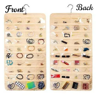 80 pocket hanging jewelry organizer store
