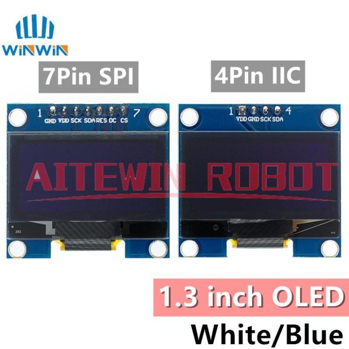 1.3 inch OLED module SPI/IIC I2C Communicate white/blue 128X64 SH1106/SSD1306 1.3 inch OLED LCD ...