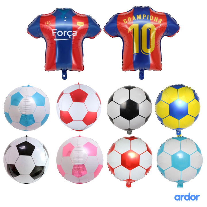 FOOTBALL THEME FOIL BALLOONS l HAPPY BIRTHDAY l PARTY DECORATIONS ...