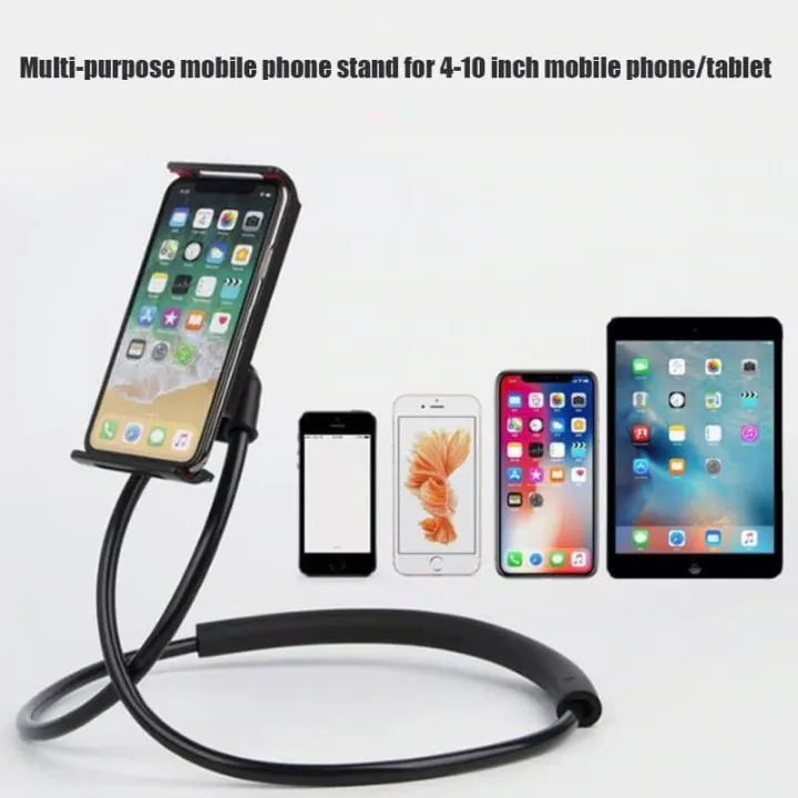 Flexible Lazy Hanging Neck Phone Stand Cellphone Support Bracket ...