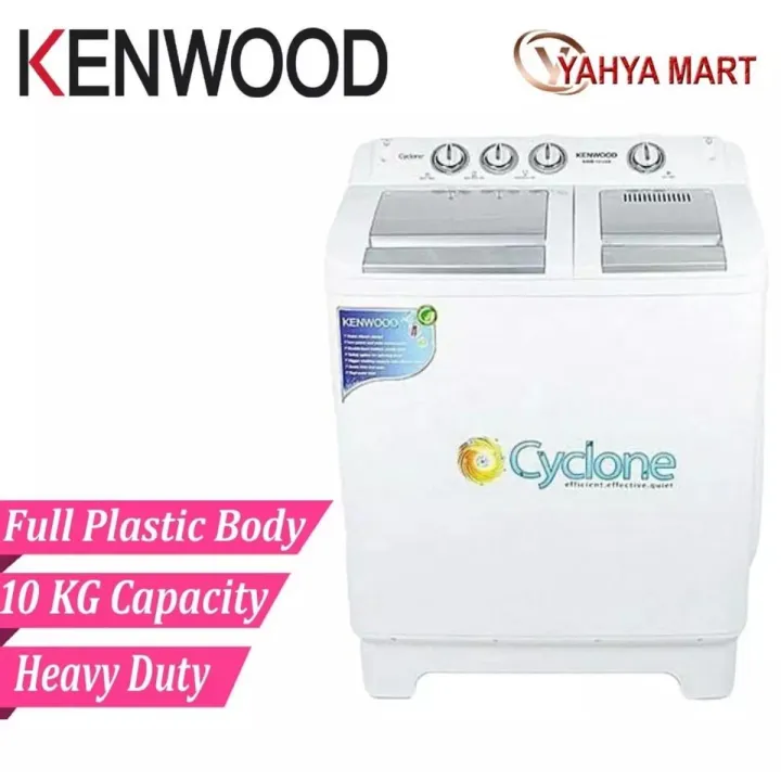 Kenwood KWM-1010 - Semi Automatic Washing Machine - White | Daraz.pk