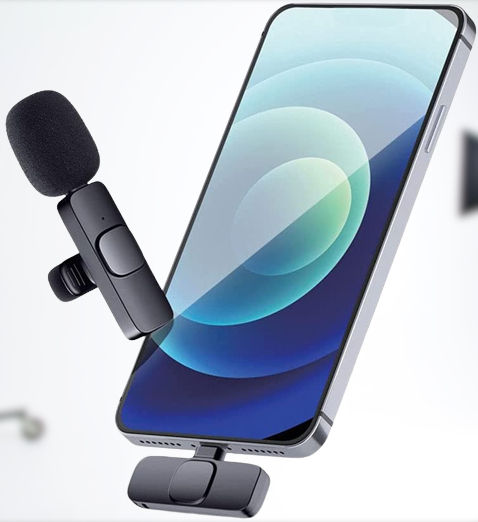 K8 Wireless Microphone for Type C Port Smartphone Mobile Microphone and ...