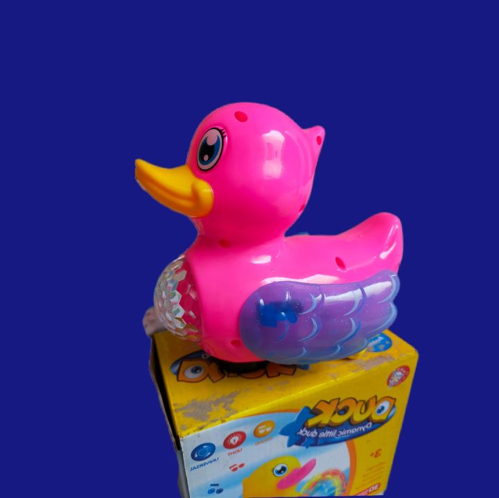 Duck Toy With 3D Lighting & Music Battery Operated | Daraz.pk