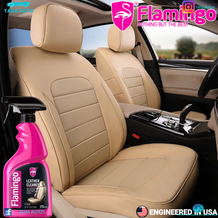 Flamingo Car Leather Seat Cleaner - 500ml | Daraz.pk