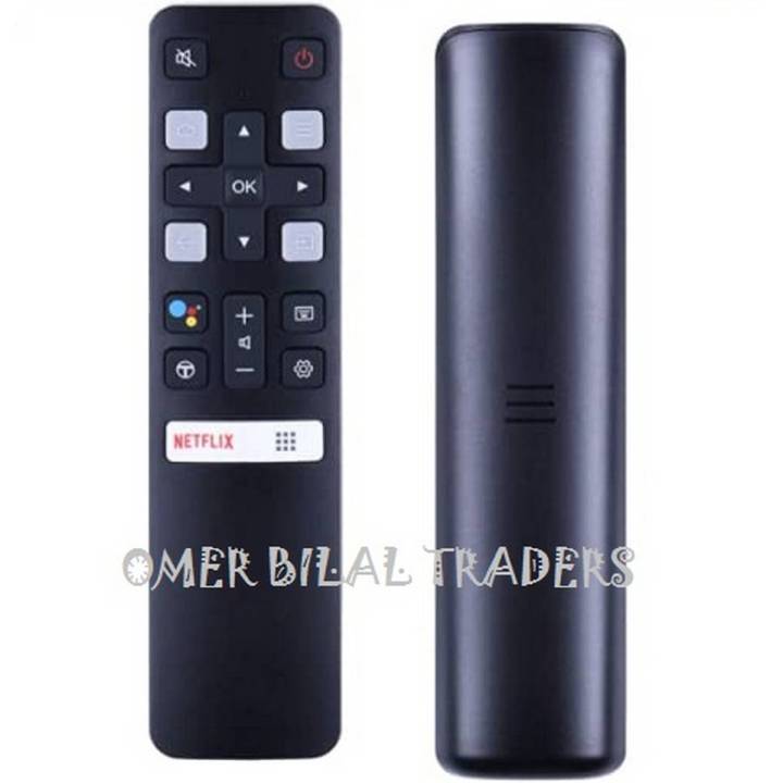 TCL Smart Android LED TV Remote with Google Assistant & Netflex Button ...