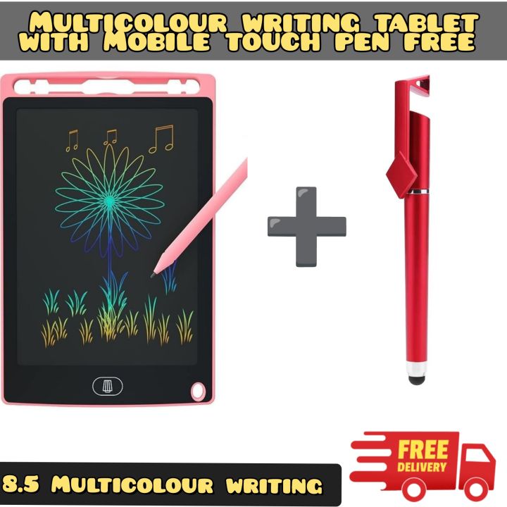 8.5 Inch LCD Multi Writing Tablet with Touch screen pen Free Electronic ...