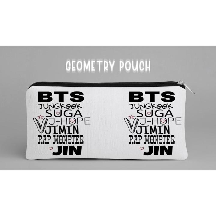 BTS band all member name pencil pouch bts accessories | Daraz.pk