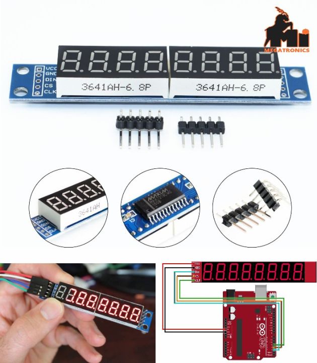 MAX7219 8 Digit 7 Segment Display Module | Daraz.pk