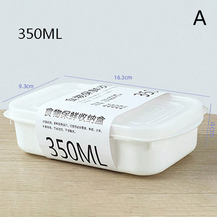 Kitchen Storage Refrigerator Food Storage White Containers Fresh Box ...