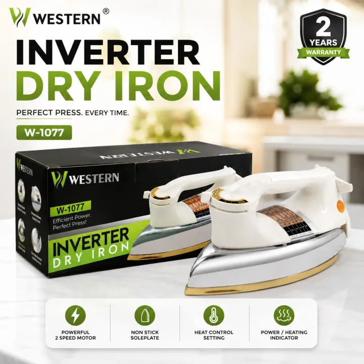 Western Inverter Dry Iron 1077 – Dry Iron – Inverter Dry Iron – Istri ...