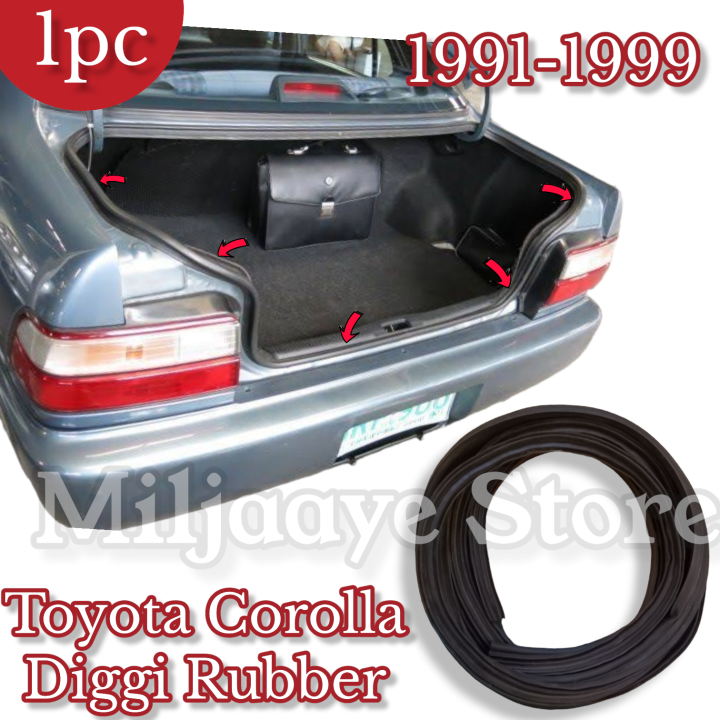 Toyota Corolla Indus Diggi Rubber/Back Door Rubber/ Diggy Grip Rubber ...