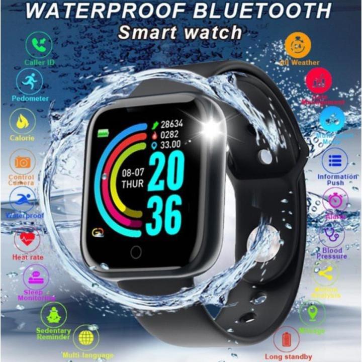 Advanced Version Bluetooth Digital Wrist Sports Smart Watch D20 ...