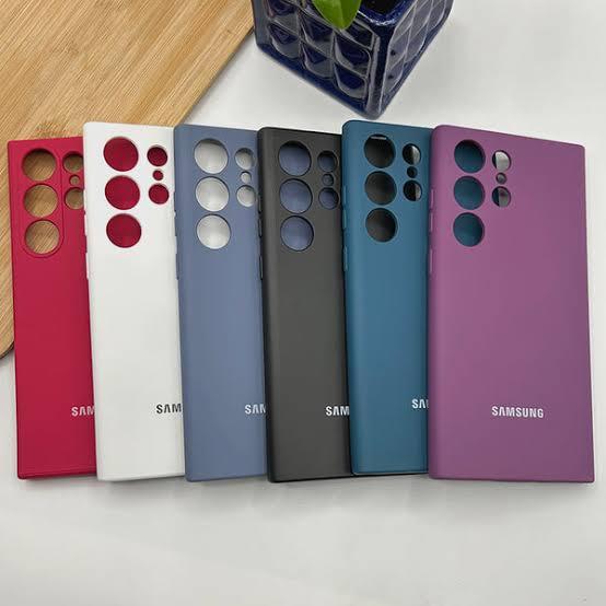 Samsung Galaxy S22 ultra Liquid Silicone Case, Full Body Shockproof ...