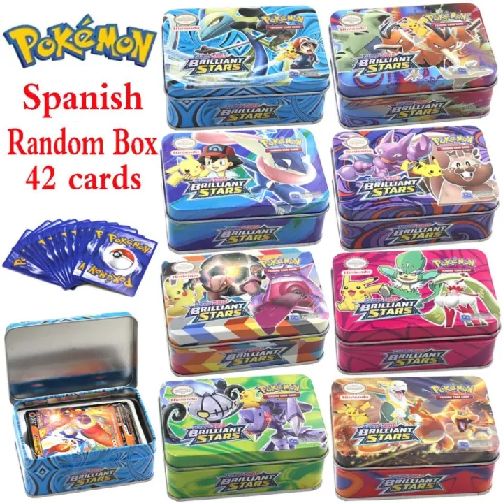 Pokemon Cards Metal Box 42 Cards | Daraz.pk