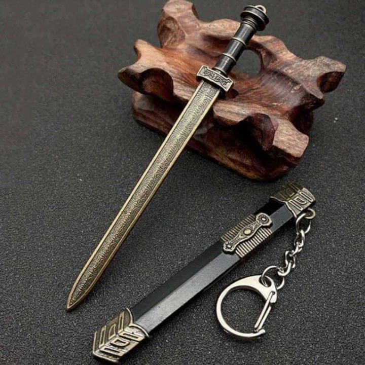 Buy New Mini Sword Keychain Sword Metal Weapon Toy Key Chain at Best ...