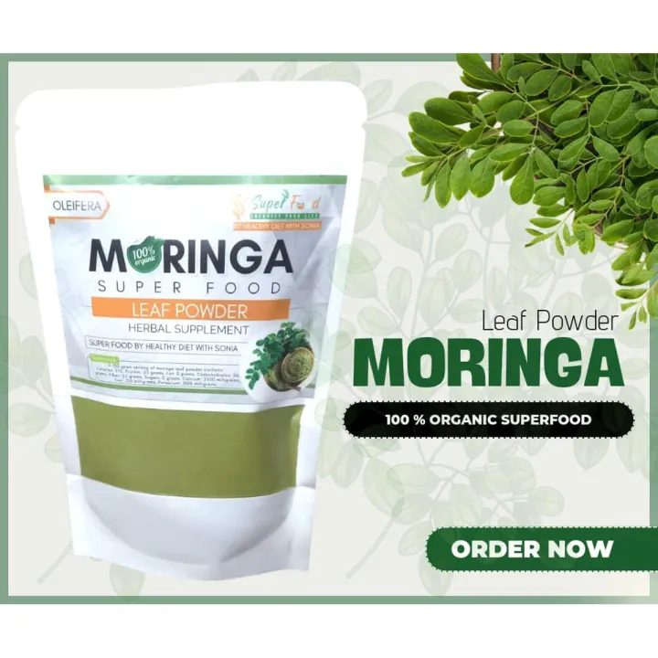 Organic Moringa powder 100gm olifera | Daraz.pk