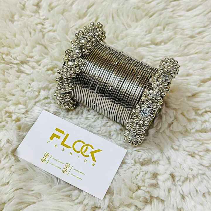 Steel Gajra Set bangle for girl 2 Steel Gajra 36 Steel Churiyan bangle ...