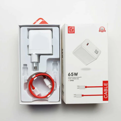 OnePlus 65W SuperVooc Fast Charger and PD Warp Adapter with Cable ...