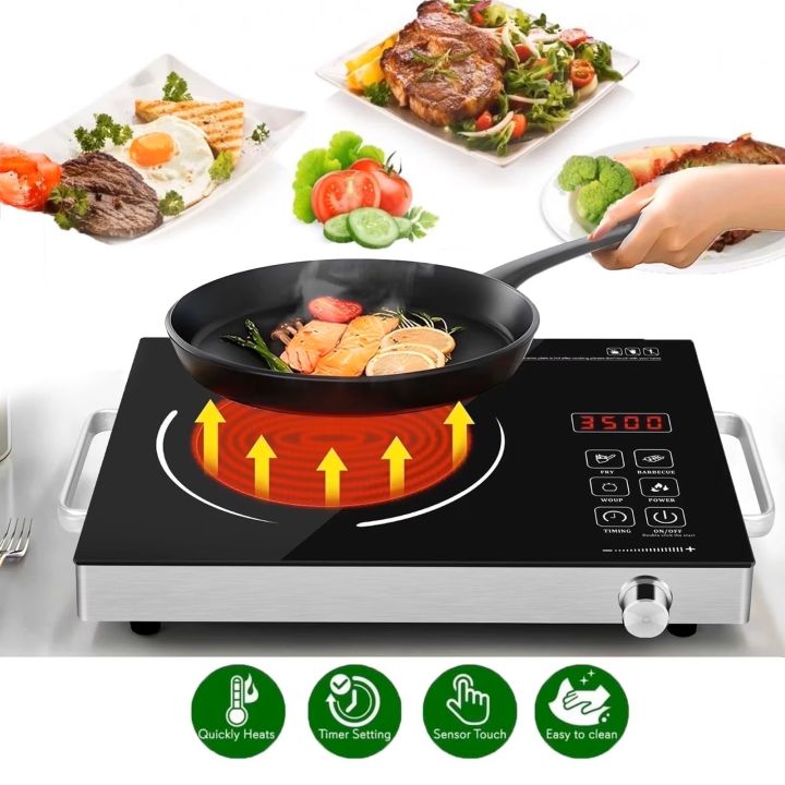 Electric Infrared Ceramic Cooker 3500Watt, RAF Digital Infrared Cooker ...
