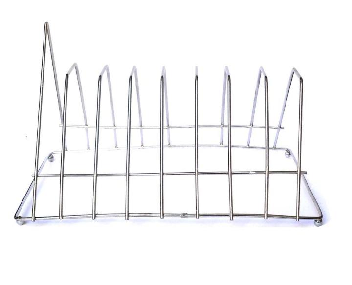 V Shape Plate Rack Stand Dishrack Stand High Grade Chrome Plated Wire ...