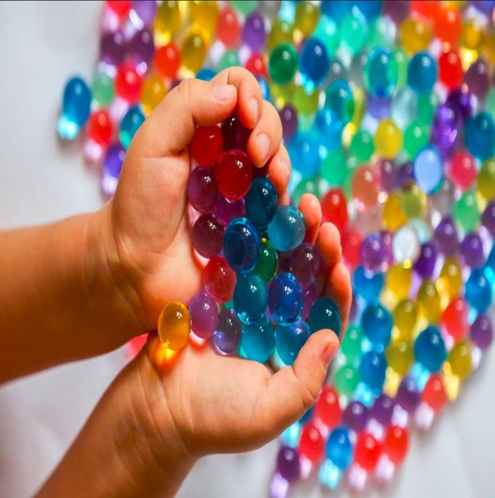 10000 Pcs/Packet Imported Colored Orbeez Soft Crystal Water Balls Magic ...